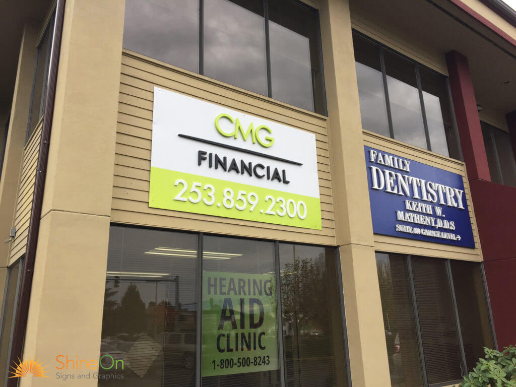 Outdoor Dimensional Sign | Puget Sound Signs and Graphics