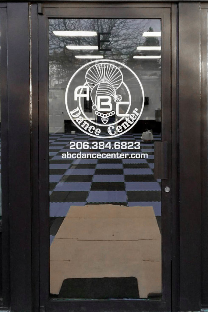 ABC Dance Window Graphics | Puget Sound Signs and Graphics
