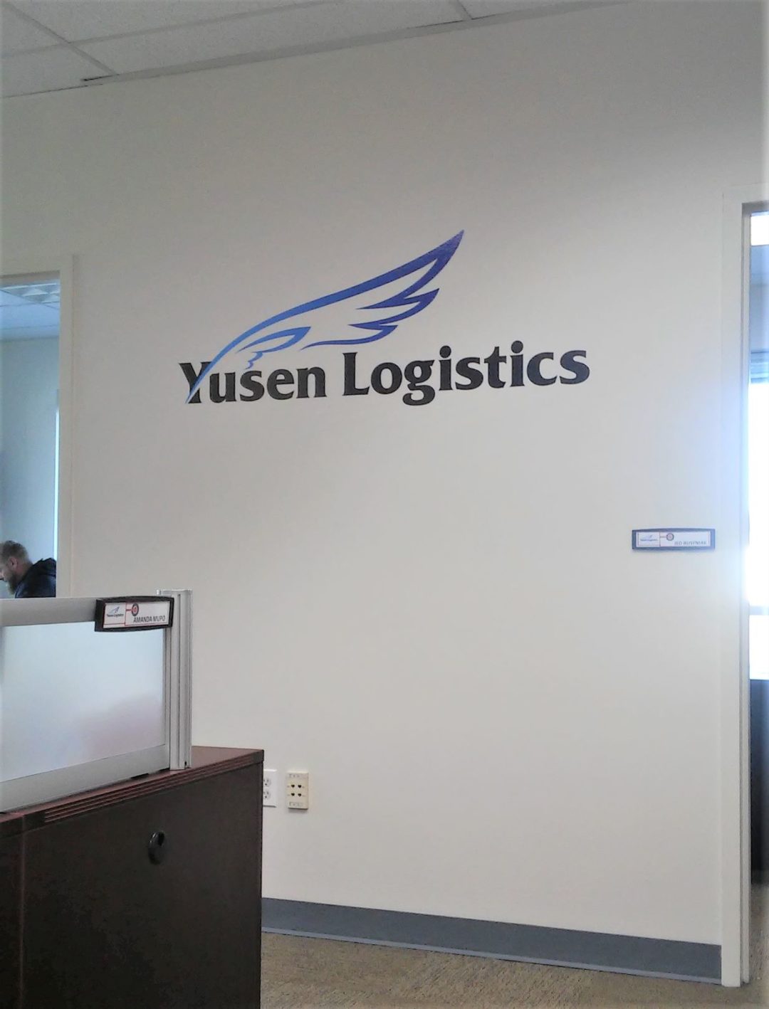 Yusen Lobby Wall Graphics (1) | Puget Sound Signs and Graphics